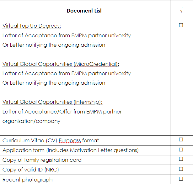 FAQ – The EMPM Virtual Mobility Platform